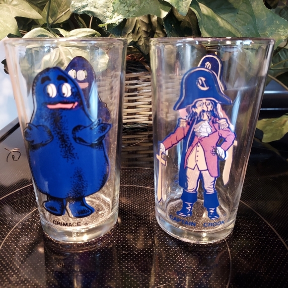 McDonald's | Kitchen | Mcdonalds Captain Crook Grimace Glasses | Poshmark